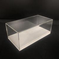 China Small Lockable Clear Acrylic Display Box With Lock Screw Acrylic Shoe Case Perspex for sale