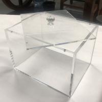 China Glass Acrylic Display Box Custom For Shoes Model Car Plane Toy Model for sale