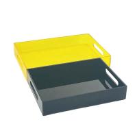 China 18 X 18 20x20 24 X 24 Acrylic Tray Organizer Clear Serving Decorative for sale