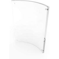 China 8x10 7x5 6x4 5x7 Acrylic Magnetic Picture Frame Curved Glass Plexiglass Hot Pressing Picture Block for sale