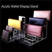 China 4-layer wallet display bracket acrylic wallet display rack jewelry glasses display stand for sale