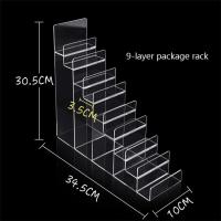 China 4-layer wallet display bracket acrylic wallet display rack jewelry glasses display stand for sale