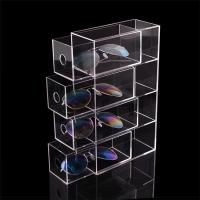 China 4 Drawer Clear Acrylic Sunglasses Organizer Box Acrylic Glasses Storage Drawers Premium Acrylic Jewelry Display Box for sale