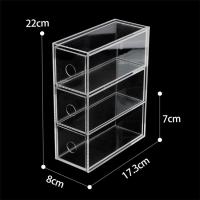 China 4 Drawer Clear Acrylic Sunglasses Organizer Box Acrylic Glasses Storage Drawers Premium Acrylic Jewelry Display Box for sale