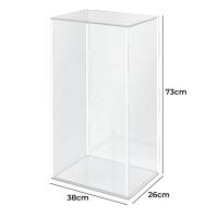 China Plexiglass Acrylic Lockable Countertop Display Case Jewelry Bearbrick Case Acrylic Plexiglass for sale