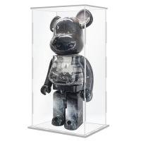 China Plexiglass Acrylic Lockable Countertop Display Case Jewelry Bearbrick Case Acrylic Plexiglass for sale