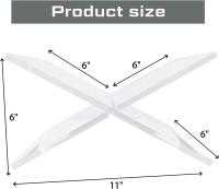 China Acrylic Book Holder Clear X-Shape Display Stand Acrylic Book Easel 5mm-10mm Thick for sale