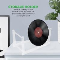 China Perspex Acrylic Cd Display Rack Tower Vinyl Record Shelf Record Dvd Album Display Stand for sale
