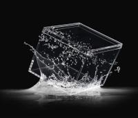 China Square Wedding Acrylic Storage Cube Mini Candy Favor Clear Acrylic Box With Lid for sale