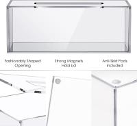 China Custom Printed Tissue Holder Plastic Transparent Clear Cover Square Toilet Paper Acrylic Tissue Box for sale