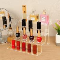 China Clear Acrylic Riser Display Stand 4 Tier Organizer Detachable 9x8.2x6.8inch for sale