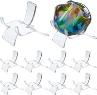 China Acrylic Triangle Display Holder Display Stands for Geodes Rock Mineral Agate Fossil Coral for sale