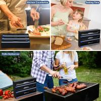 China New Design Foil and Plastic Wrap Organizer 3 In 1 Acrylic Clear Drawer Organizer For Kitchen Organization for sale