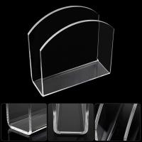 China Acrylic Napkin Display Rack Stand Pen Magnetic Holder Advertising 5 Inch for sale