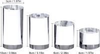 China Cosmetic Acrylic Display Stand Cube Cylinder Round Photo Props Photography Boutique Handicraft for sale