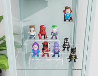 China Acrylic Tabletop Riser U Shaped Stand Transparent Tablet Stand Cupcake Plexiglass Stair Risers for sale