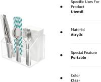 China Multifunctional acrylic tableware storage box hotel household tableware storage box acrylic knife and fork storage box for sale