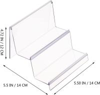 China Multi layer transparent acrylic wallet display rack Glasses handbag Women's bag Mobile phone display rack for sale