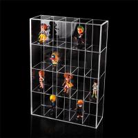 China Clear Custom Acrylic Display Cabinet With Lock Clear Case Lockable 25cmx8cm for sale