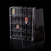 China Clear Custom Acrylic Display Cabinet With Lock Clear Case Lockable 25cmx8cm for sale