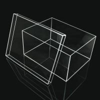 China Clear Shoe Display Acrylic Box With Lid Supports Container Store Glossy Transparent for sale