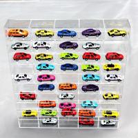 China Clear Small Lock Acrylic Showcase Box Wall Mount Hanging Car Model Bakery for sale
