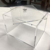 China Size Custom Made Acrylic Display Box With Screw Magnet Closure Elite Trainer Collection Booster for sale