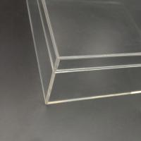 China Case Acrylic Box Cards Deluxe Transparent Wedding Card With Cover Lucite Gift Money Box for sale