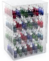 China Wall Cube Clear Acrylic Box Shelf Rotates 3-Shelf Mobile Phone Cellphone Retail Display Stands for sale