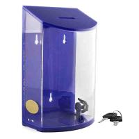 China Clear Suggestion Acrylic Money Box With Lock Donation Ballot Voting Charity Secure Complaint for sale