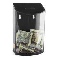 China Clear Suggestion Acrylic Money Box With Lock Donation Ballot Voting Charity Secure Complaint for sale