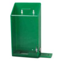 China Transparent Clear Plexiglass Donation Box With Lock And Key Floor Stand Charity Ballot Collection for sale
