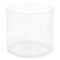 China Round Vase Acrylic Box Transparent Color Round  5.5 Inch for sale