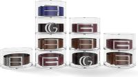 China 5 Layers round acrylic box with lid Acrylic Lucite Plastic Jewelry Belt Storage Box Magnets for sale