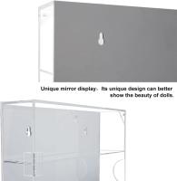 China Necklace Acrylic Plexiglass Showcase Box Wall Mounted Desktop 4 Layer Organizer Display For Mini Toys for sale