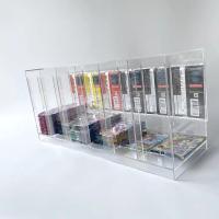 China Custom 6-Slot Acrylic Display Rack Pokemon TCG Booster Pack Dispenser for sale