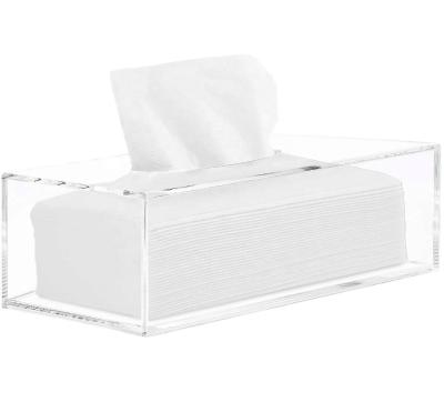China Acrylic Display Racks Tissue Box Holder for sale