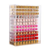 China Cupcake Cosmetic Display Cabinet Lipstick Organizer Stand Rack for sale