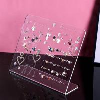 China Clear Acrylic Jewelry Display Holder Stand Earring Jewelry Necklace Display Stands for sale