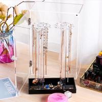 China Clear Acrylic Jewelry Display Holder Stand Earring Jewelry Necklace Display Stands for sale