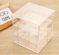 China Wholesale 2021 New 25pcs Valentine Gift Eternal Forever Flower Acrylic Jewelry Boxes Long lasting Preserved Roses for sale