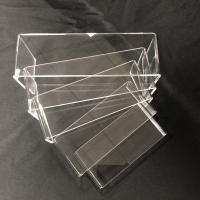 China Mini Acrylic Pop Display Riser Shelf Perspex Window Shop Plinth Floor Small Commercial for sale