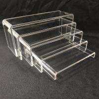 China Mini Acrylic Pop Display Riser Shelf Perspex Window Shop Plinth Floor Small Commercial for sale