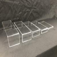 China Cosmetics Acrylic Riser For Counter Stand Department Store Showing Shoe Clear Display Family for sale