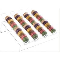 China Acrylic Macarons Display Storage Box Desserts Display Tray Cupcake Cake Stand Showcase for sale