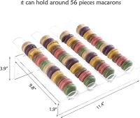 China Acrylic Macarons Display Storage Box Desserts Display Tray Cupcake Cake Stand Showcase for sale