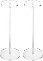 China Clear Acrylic Plastic Hat Stands, Tabletop Decorative Wig Holders, Set of 2 for sale