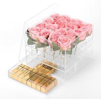 China High quality PMMA acrylic / lucite wedding gift box for sale