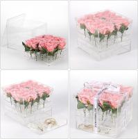 China High quality PMMA acrylic / lucite wedding gift box for sale