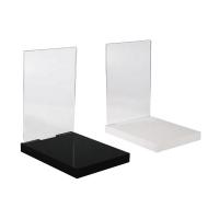 China Custom Cosmetic Bottle Acrylic Perfume Display Stand For Home Shop Paper Insert Removable for sale